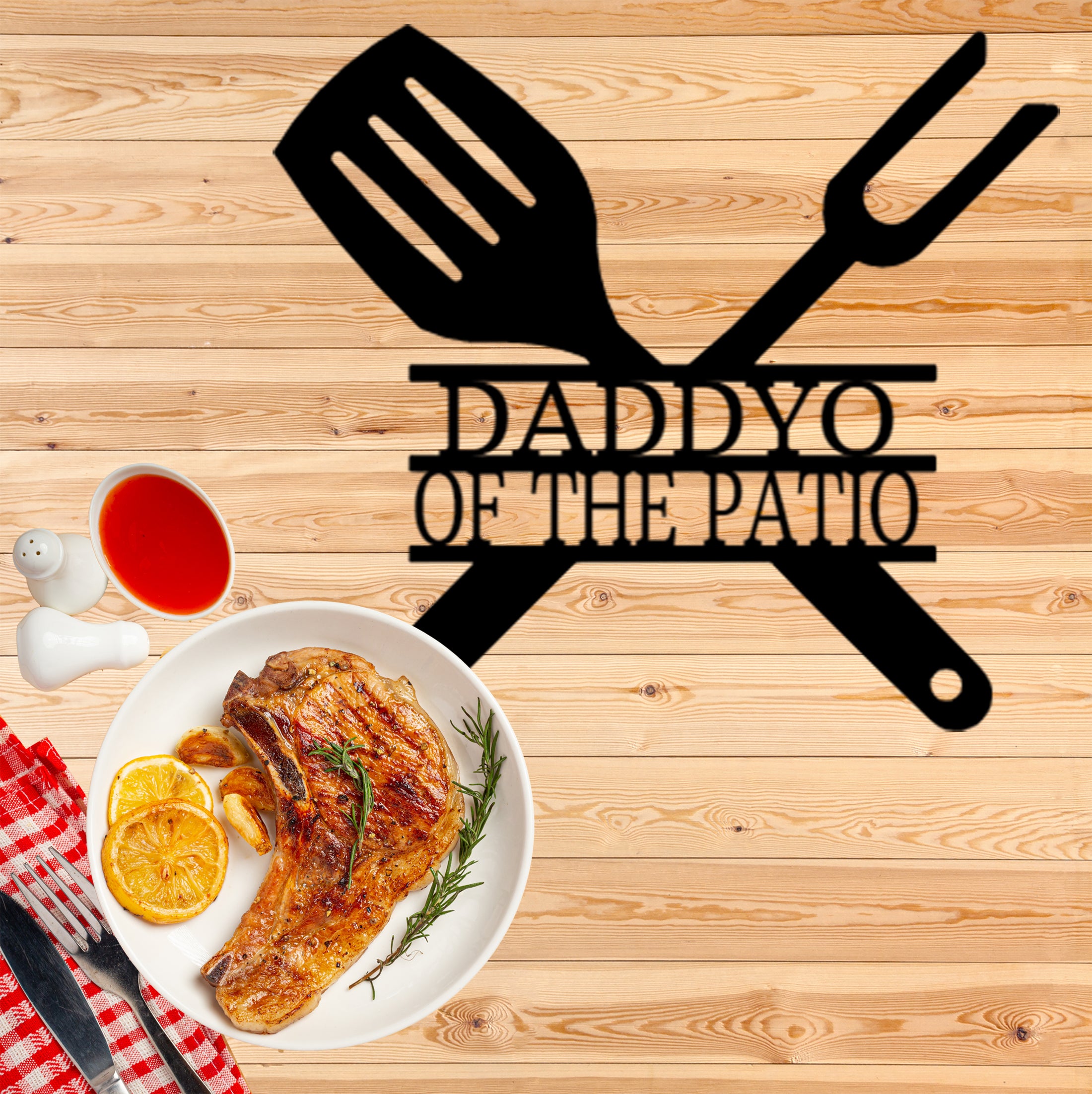 GRILLING UTENSILS - Steel Sign, Multiple Sizes and Colors Available ...