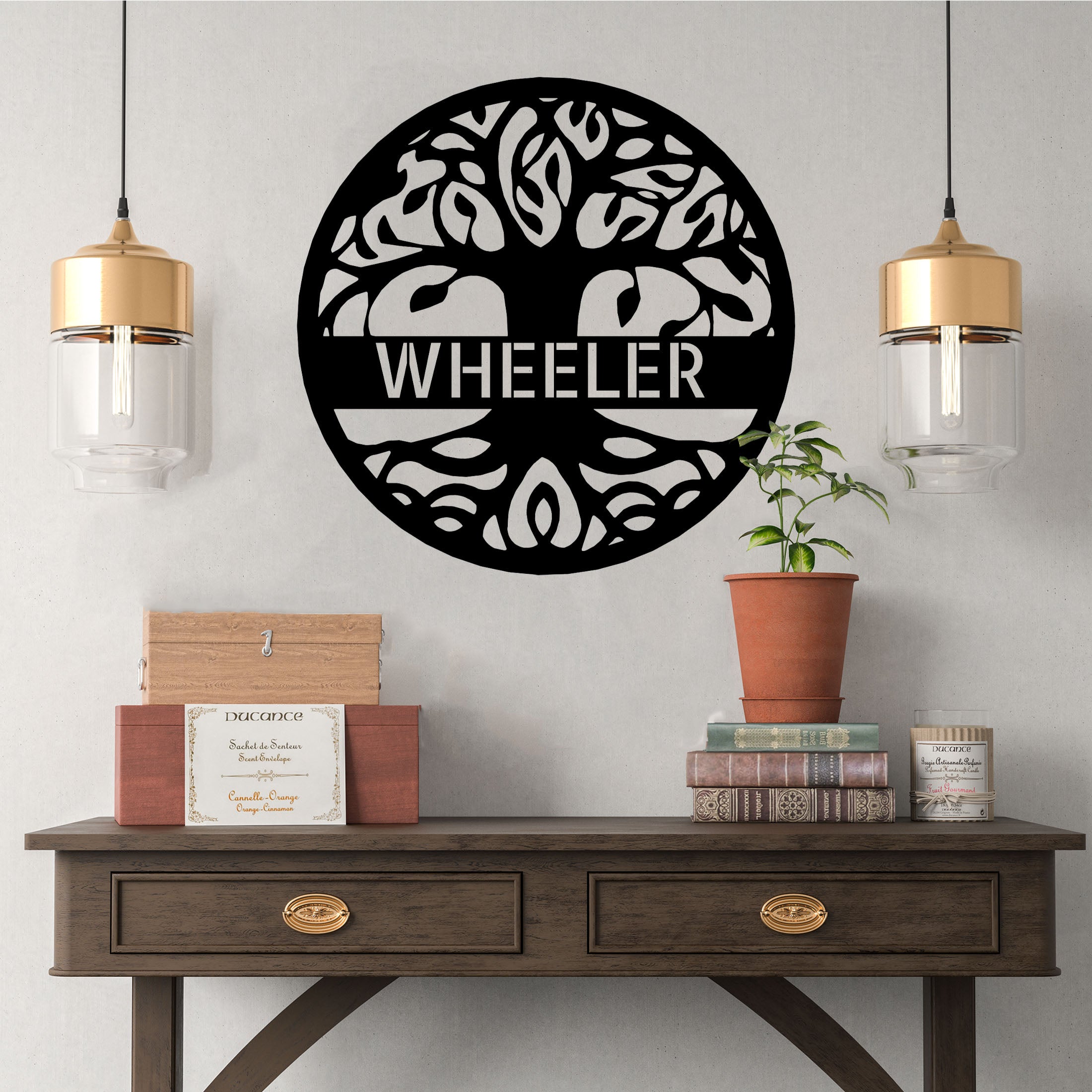 TREE OF LIFE - Steel Sign, Multiple Sizes and Colors, Custom Laser Cut ...